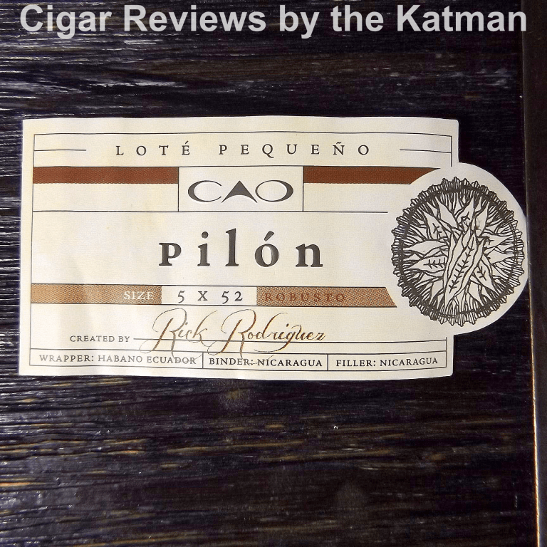 CAO Pilón | Cigar Review – Cigar Reviews by the Katman